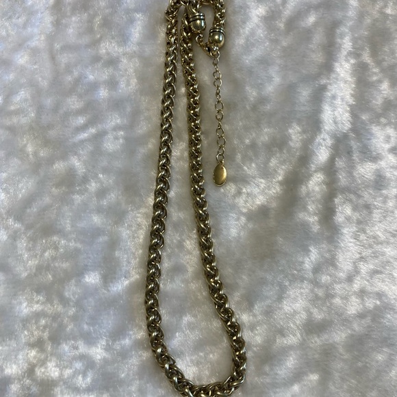 Chaps | Jewelry | Vtg Chaps Gold Tone Heavy Link Necklace | Poshmark